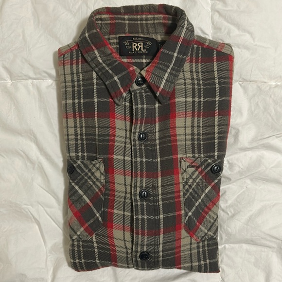 Ralph Lauren Double RL | Shirts | Ralph Lauren Double Rl Flannel Work ...